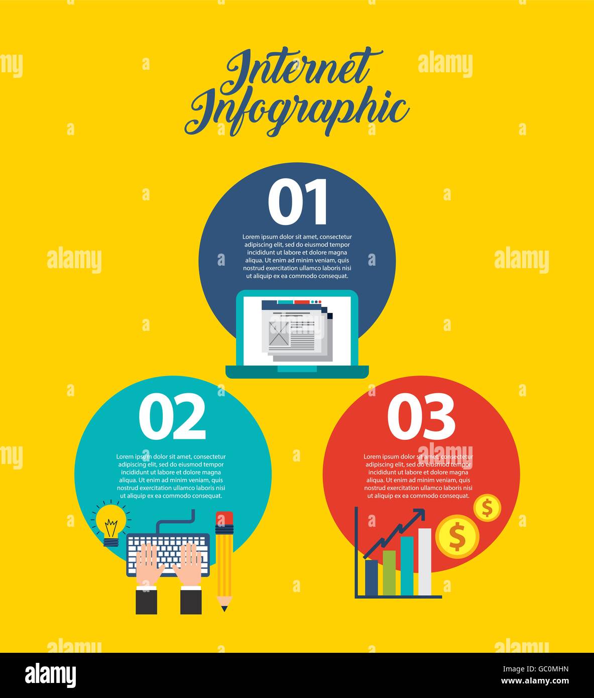 Internet media icon. Infographic design. Vector graphic Stock Vector ...