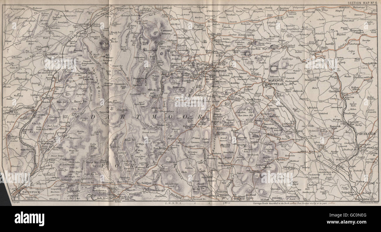 Bovey map hi-res stock photography and images - Alamy