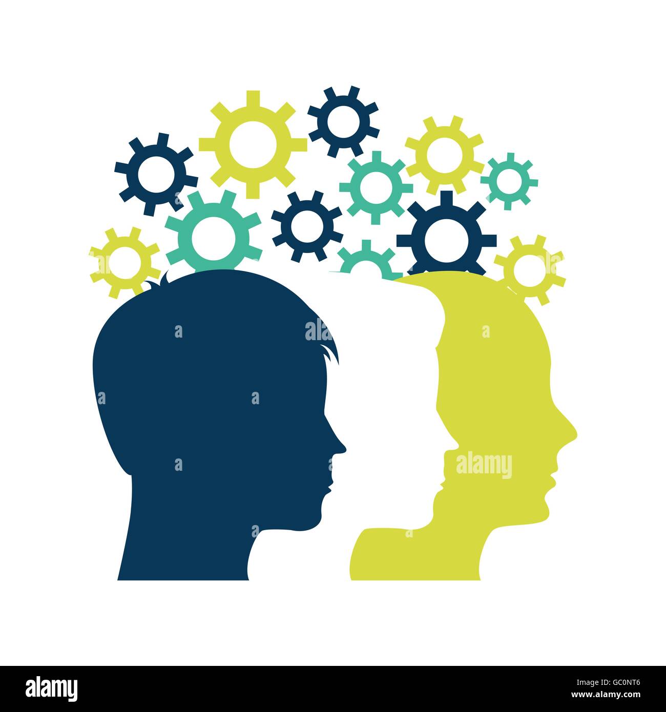 Human head information online Stock Vector Images - Alamy