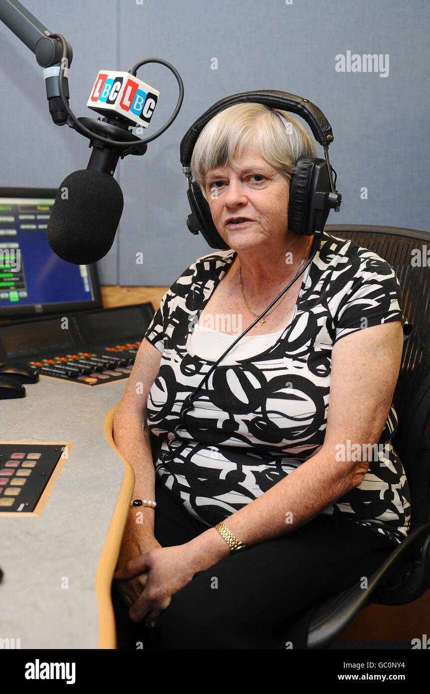 Ann Widdecombe on London's Biggest Conversation Stock Photo - Alamy