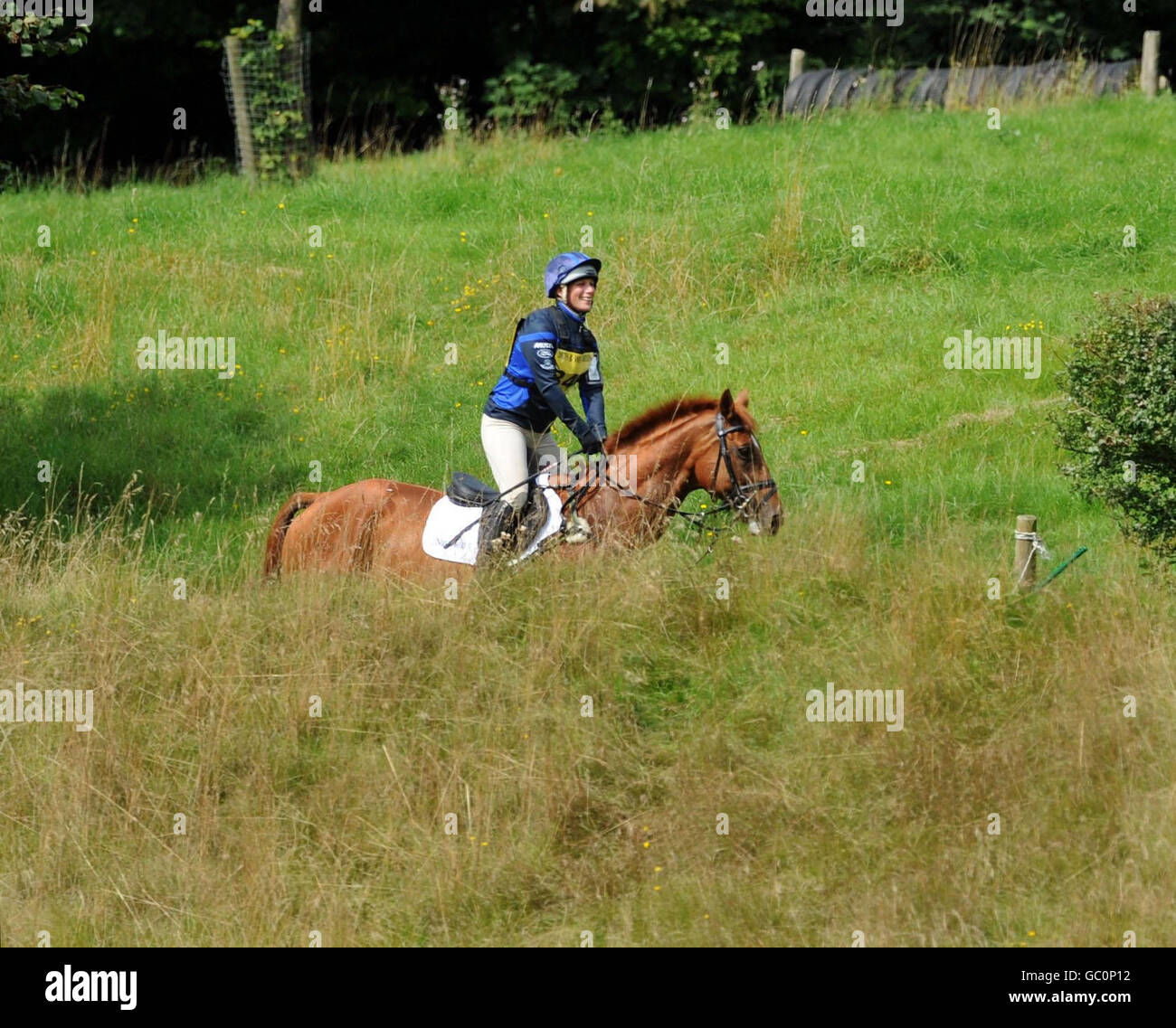 Equestrian - Festival of British Eventing - Gatcombe Park Stock Photo ...