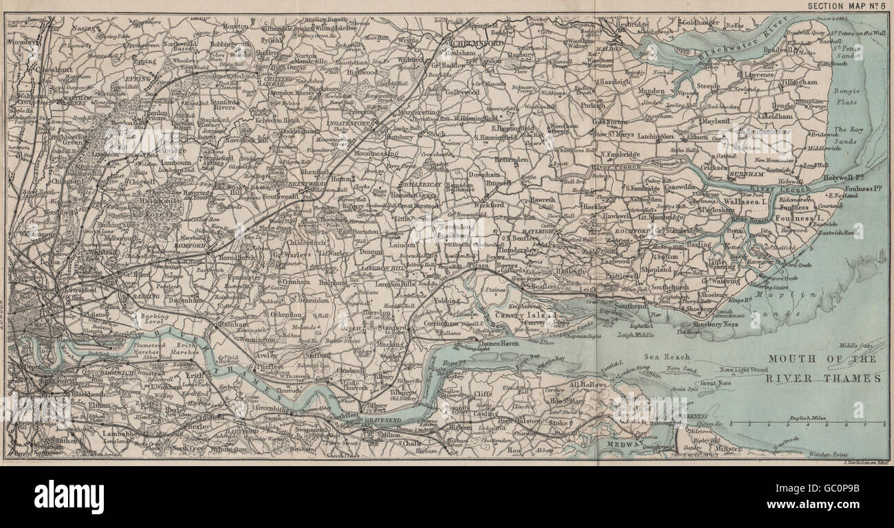 Thames River Map Stock Photos & Thames River Map Stock Images - Alamy