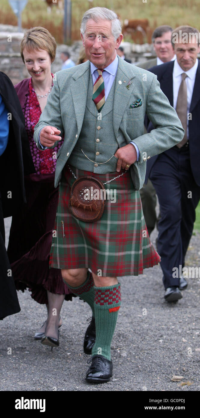 Prince Charles in Scotland Stock Photo - Alamy