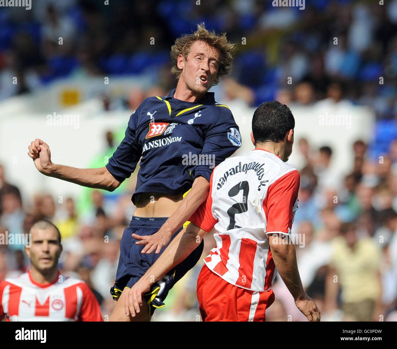 Tottenham's Peter Crouch in action during the pre-season friendly at ...