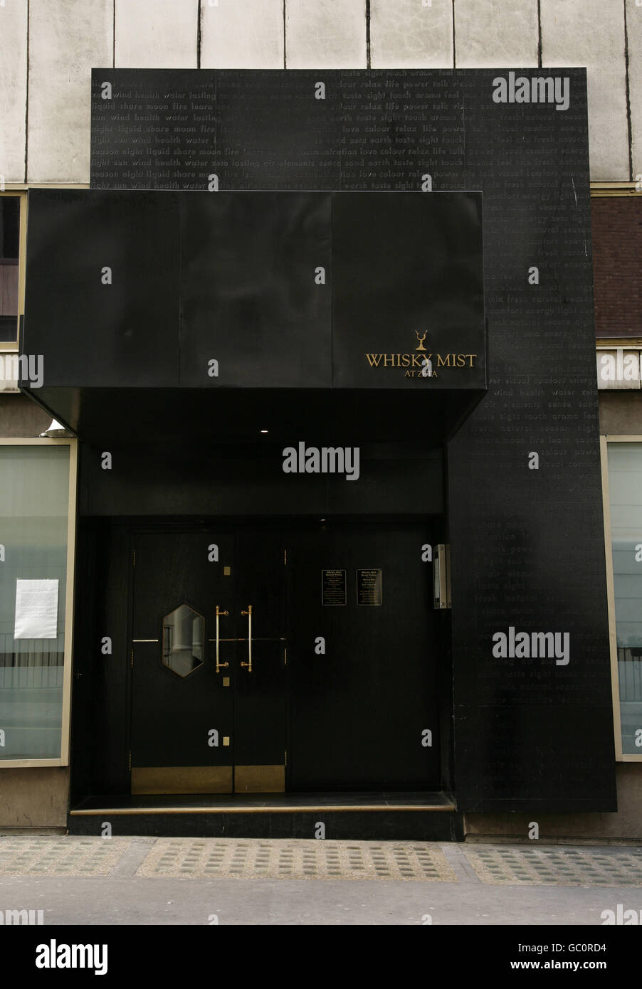 A view of the venue 'Whiskey Mist', at 35 Hertford Street in Mayfair ...