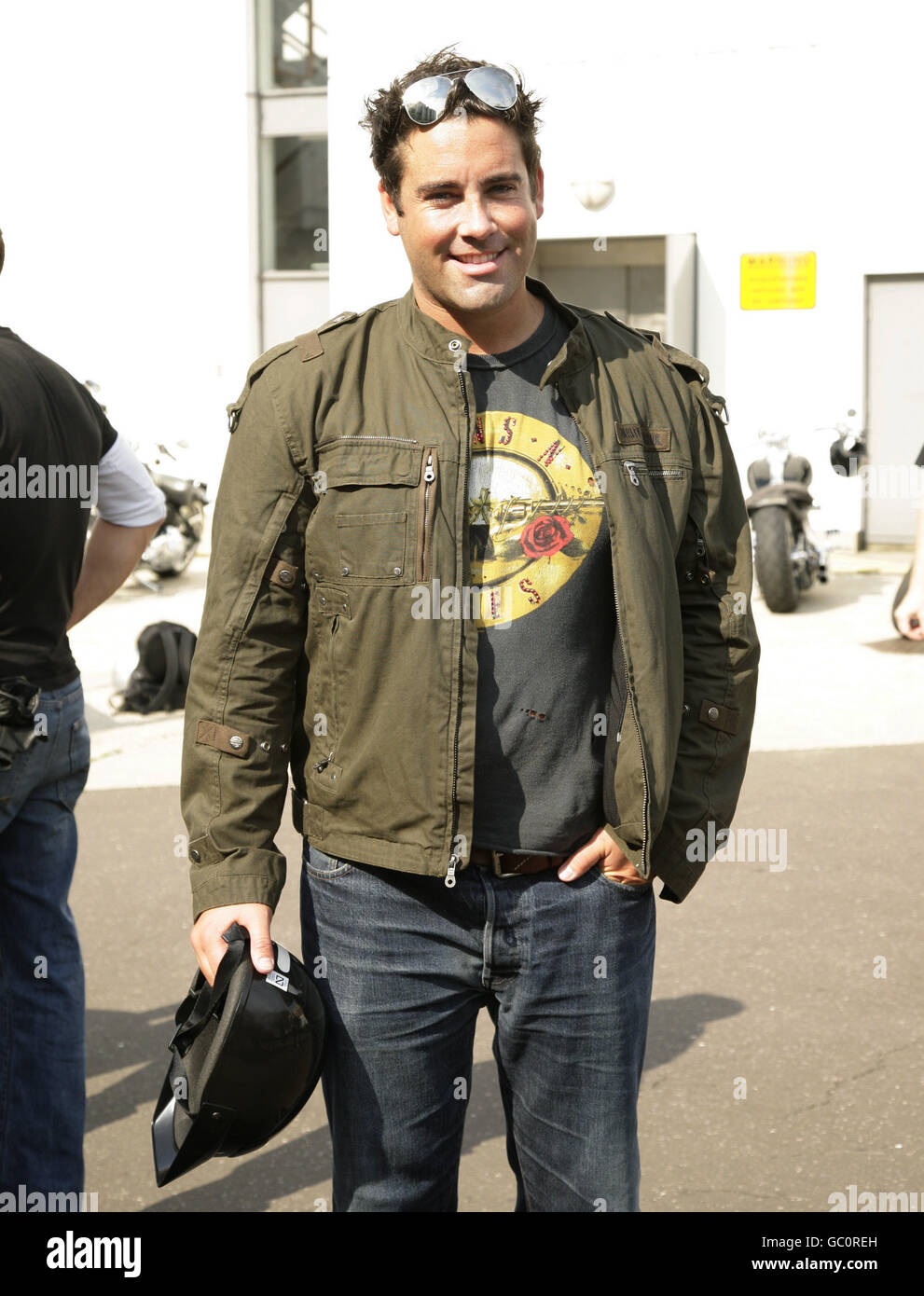 Giles vickers jones during the harley davidson celebrity bike ride hi ...