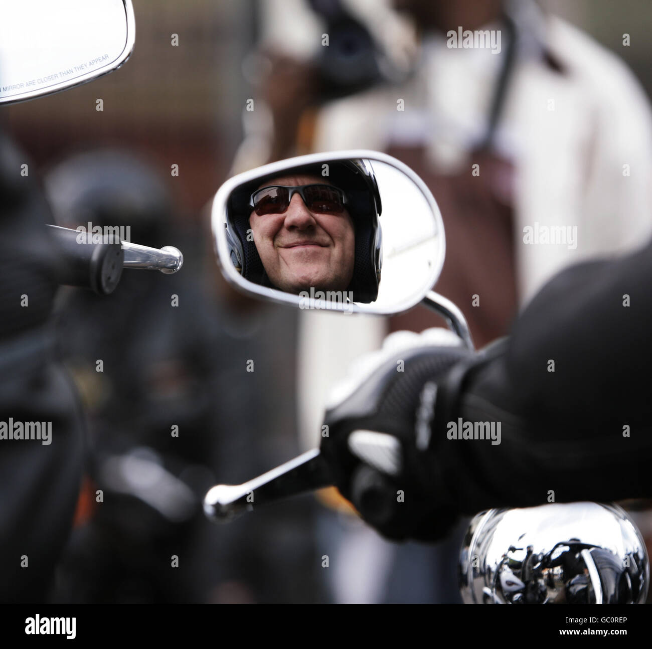 Bikers at the Harley Davidson celebrity bike ride, at Warr's Harley ...