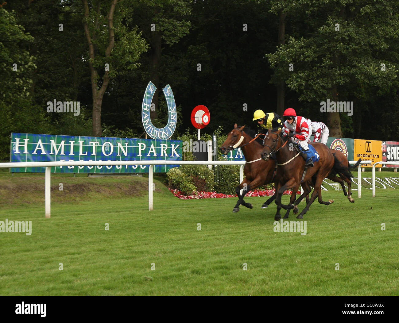Horse Racing - Italian Night - Hamilton Park Racecourse Stock Photo - Alamy