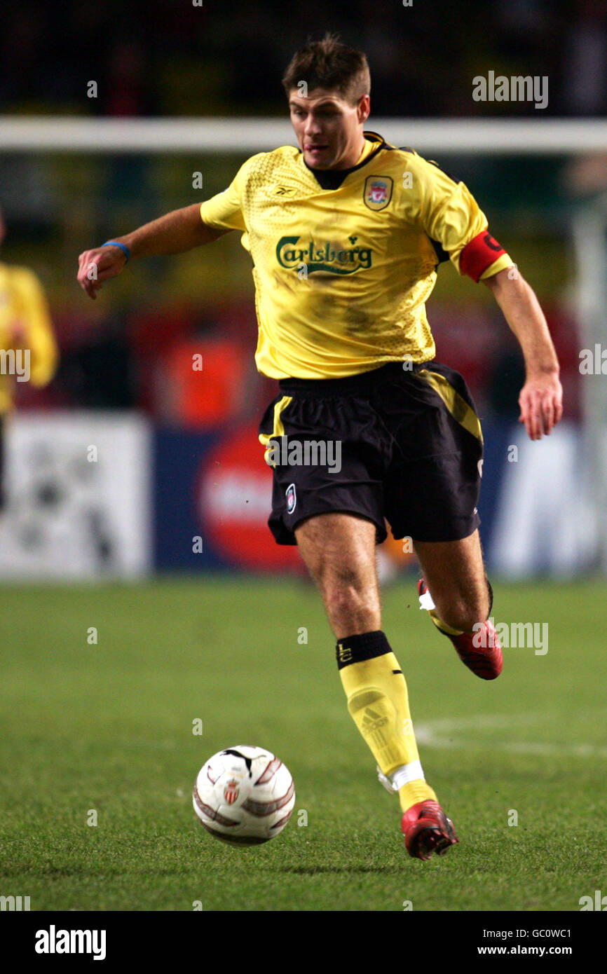Soccer - UEFA Champions League - Group A - Monaco v Liverpool Stock ...