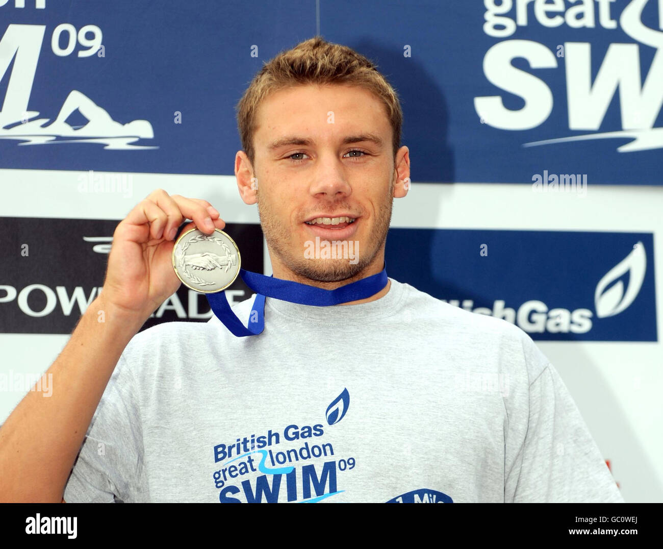 Swimming - Great London Swim - Royal Victoria Dock. Great Britain's Dan ...
