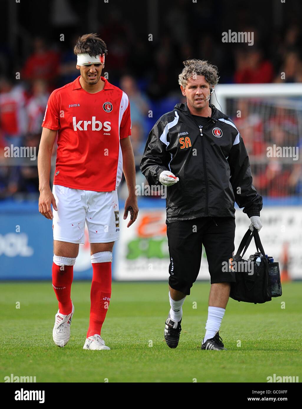 Soccer football blood bleeding hi-res stock photography and images - Alamy