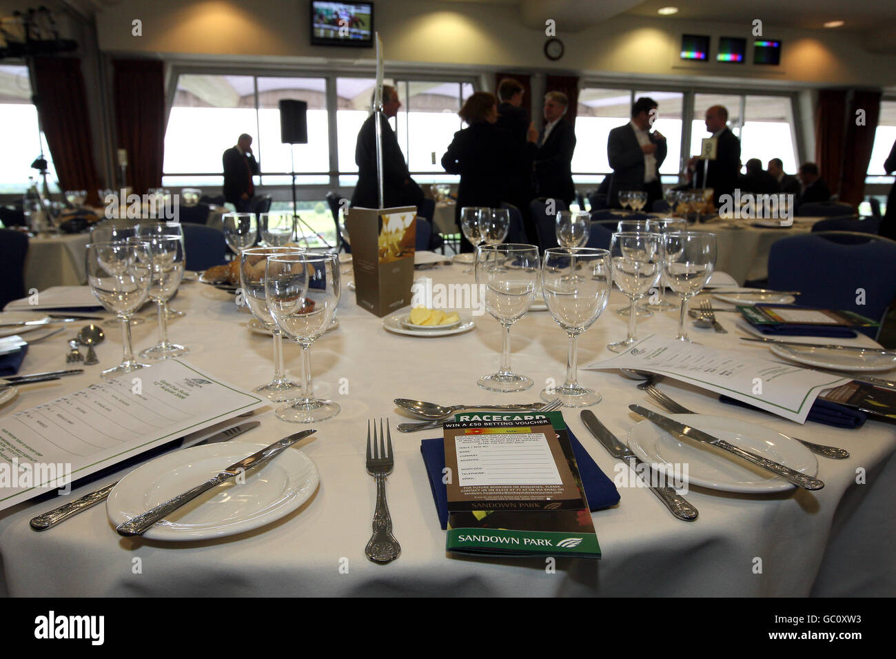 Horse racing races tables layout menu hi-res stock photography and ...