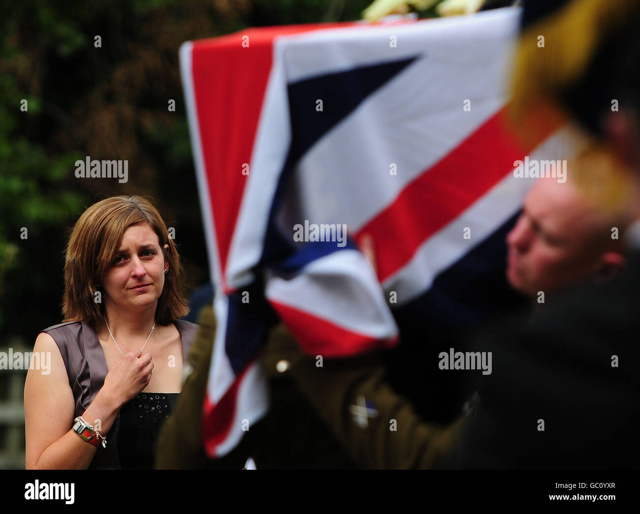 Funeral of Sean Upton Stock Photo - Alamy