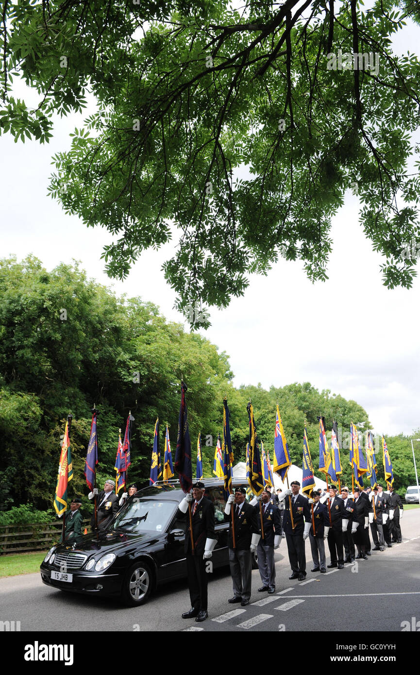 Funeral of Sean Upton Stock Photo - Alamy