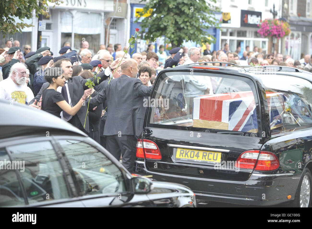 Repatriation of 3 soldiers Stock Photo - Alamy