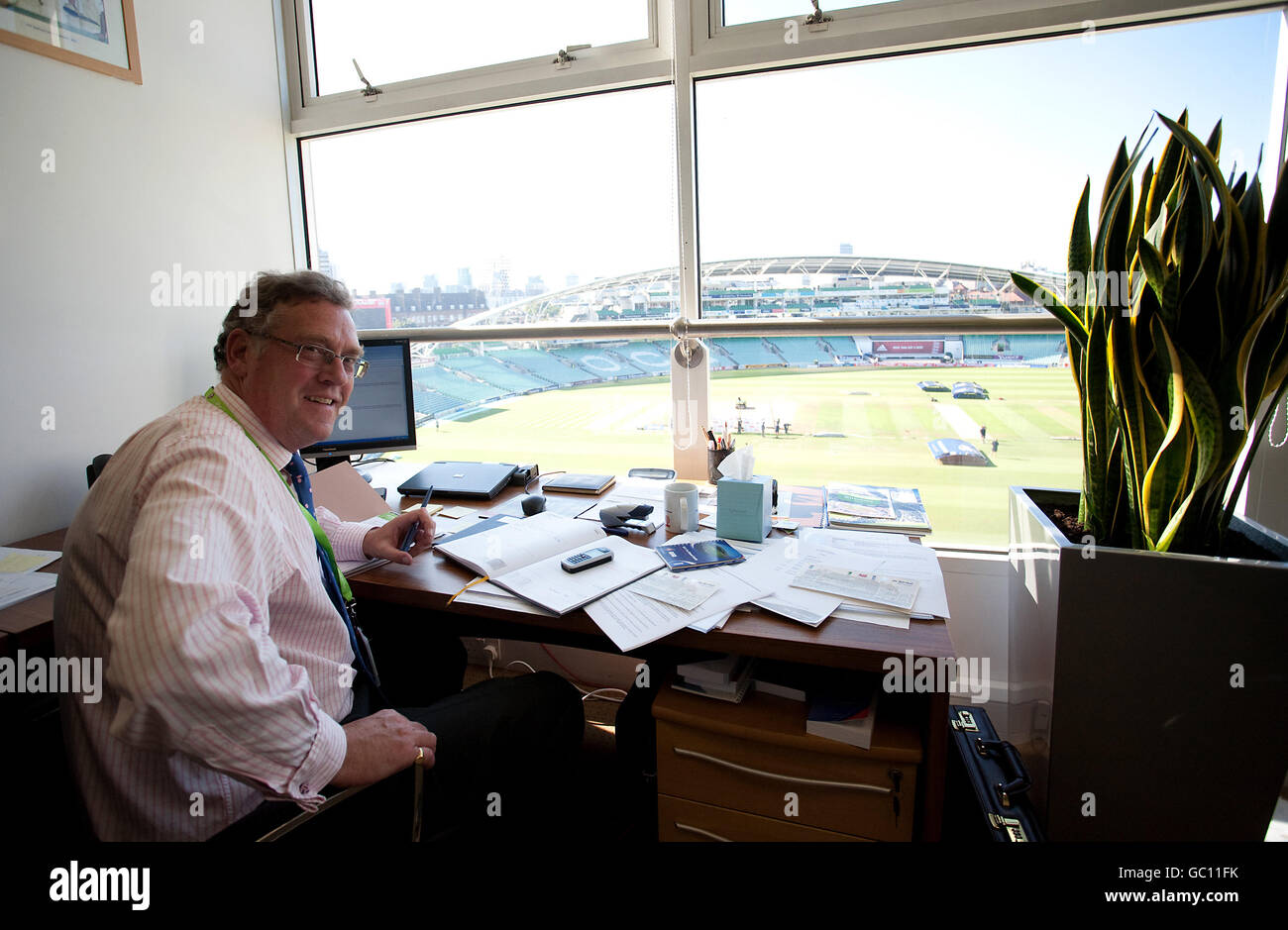 Ashes Preparation at the Brit Oval. Surrey's Chief Executive Paul ...