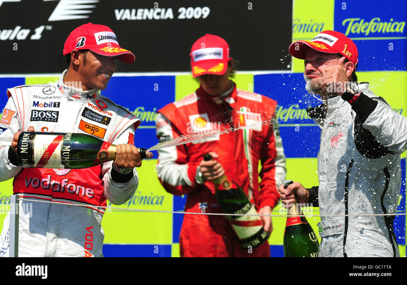 Formula One Motor Racing - European Grand Prix - Circuit Valencia Stock ...