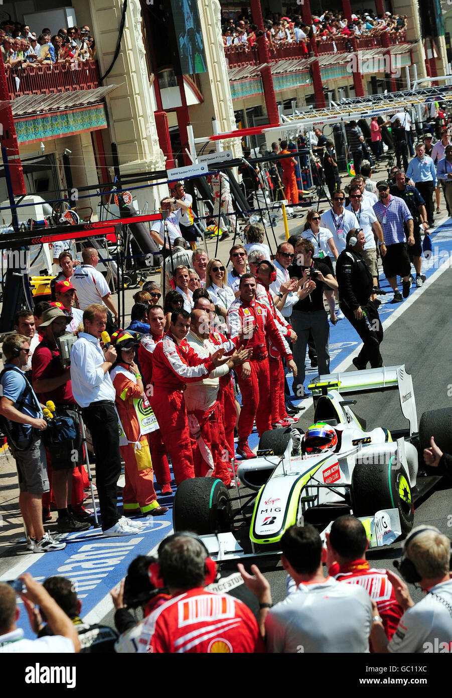 Formula One Motor Racing - European Grand Prix - Circuit Valencia Stock ...