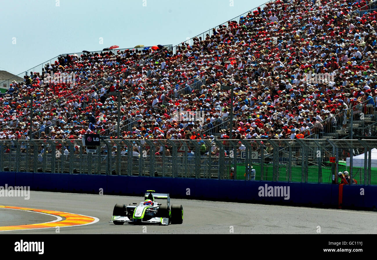 Formula One Motor Racing - European Grand Prix - Circuit Valencia Stock ...