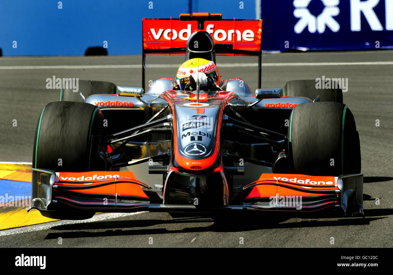 Formula One Motor Racing - European Grand Prix - Circuit Valencia Stock ...