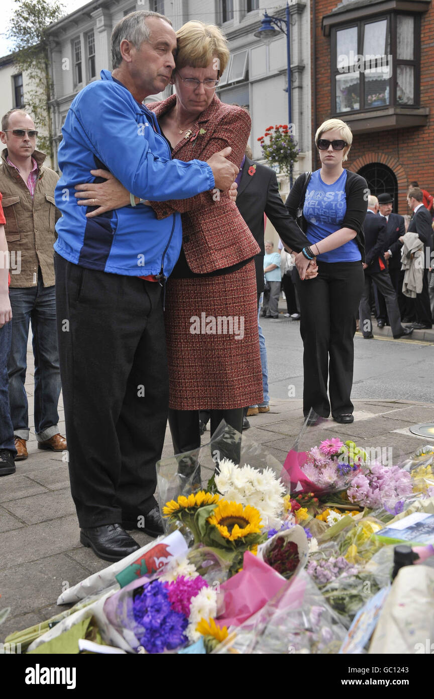 Private Richard Hunt memorial Stock Photo - Alamy