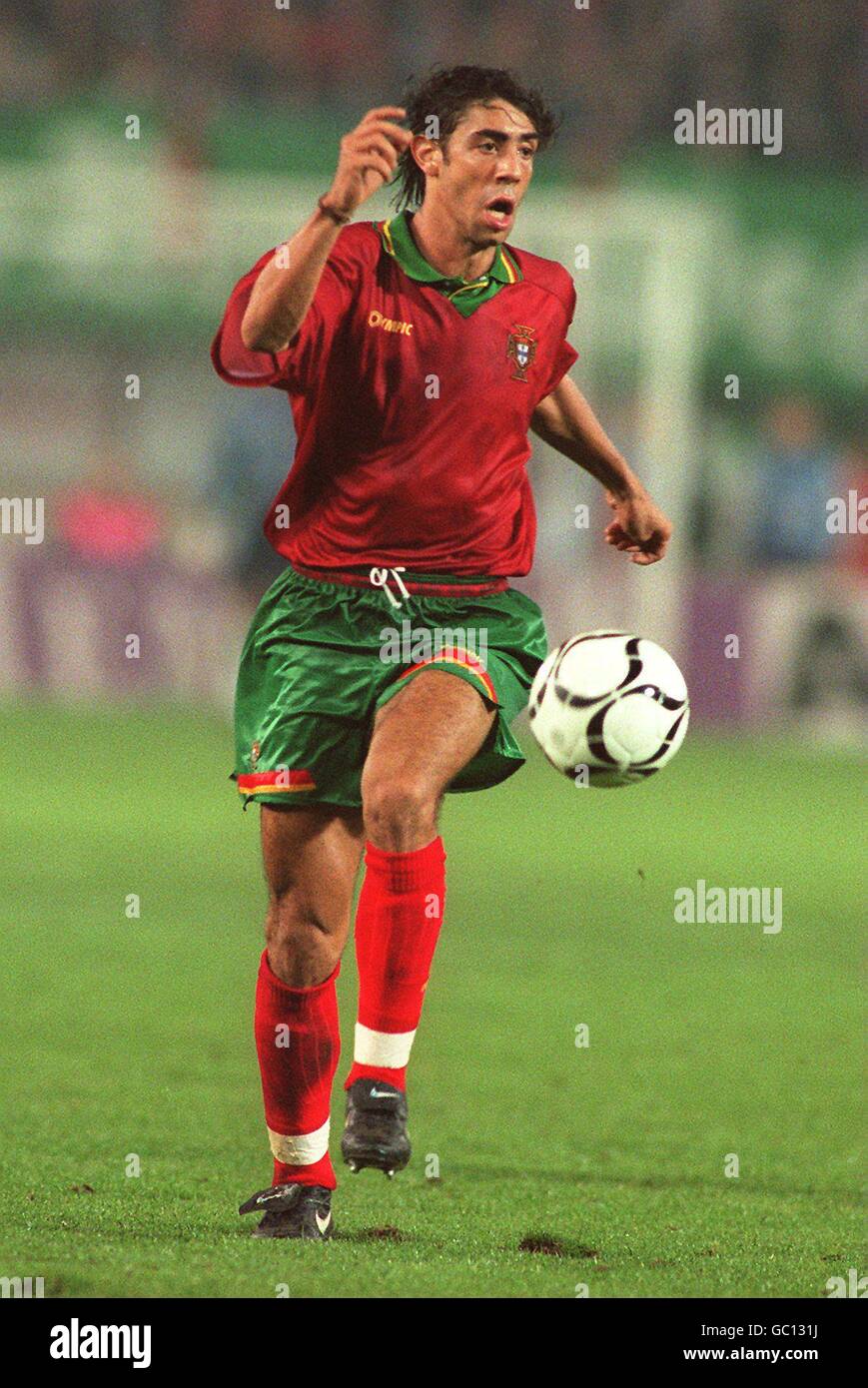 11-OCT-95. Soccer. Rui Costa, Portugal. Picture by Tony Marshall/EMPICS ...