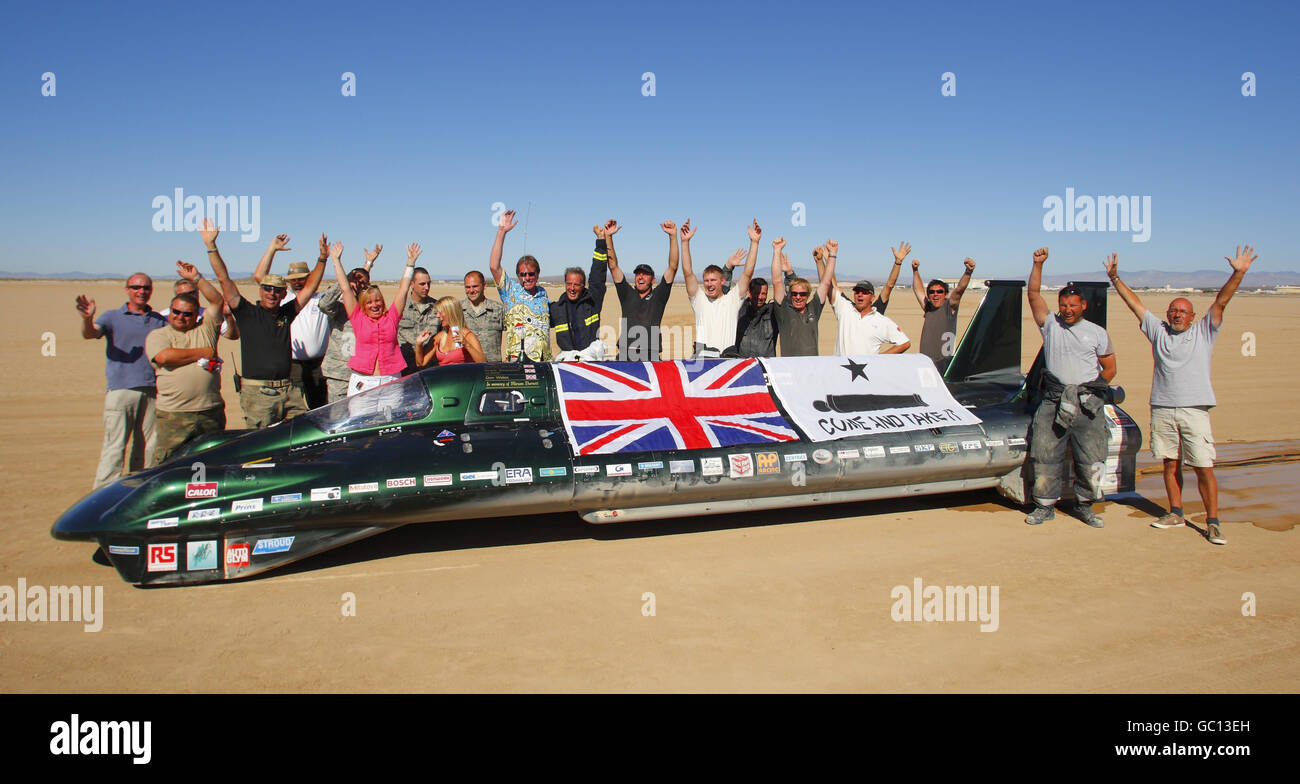 Usa breaking own land speed record steam powered car hi-res stock ...