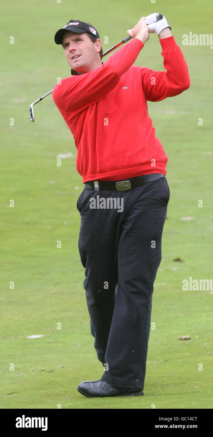 Anthony Wall on the 7th during the second round of the Johnnie Walker ...