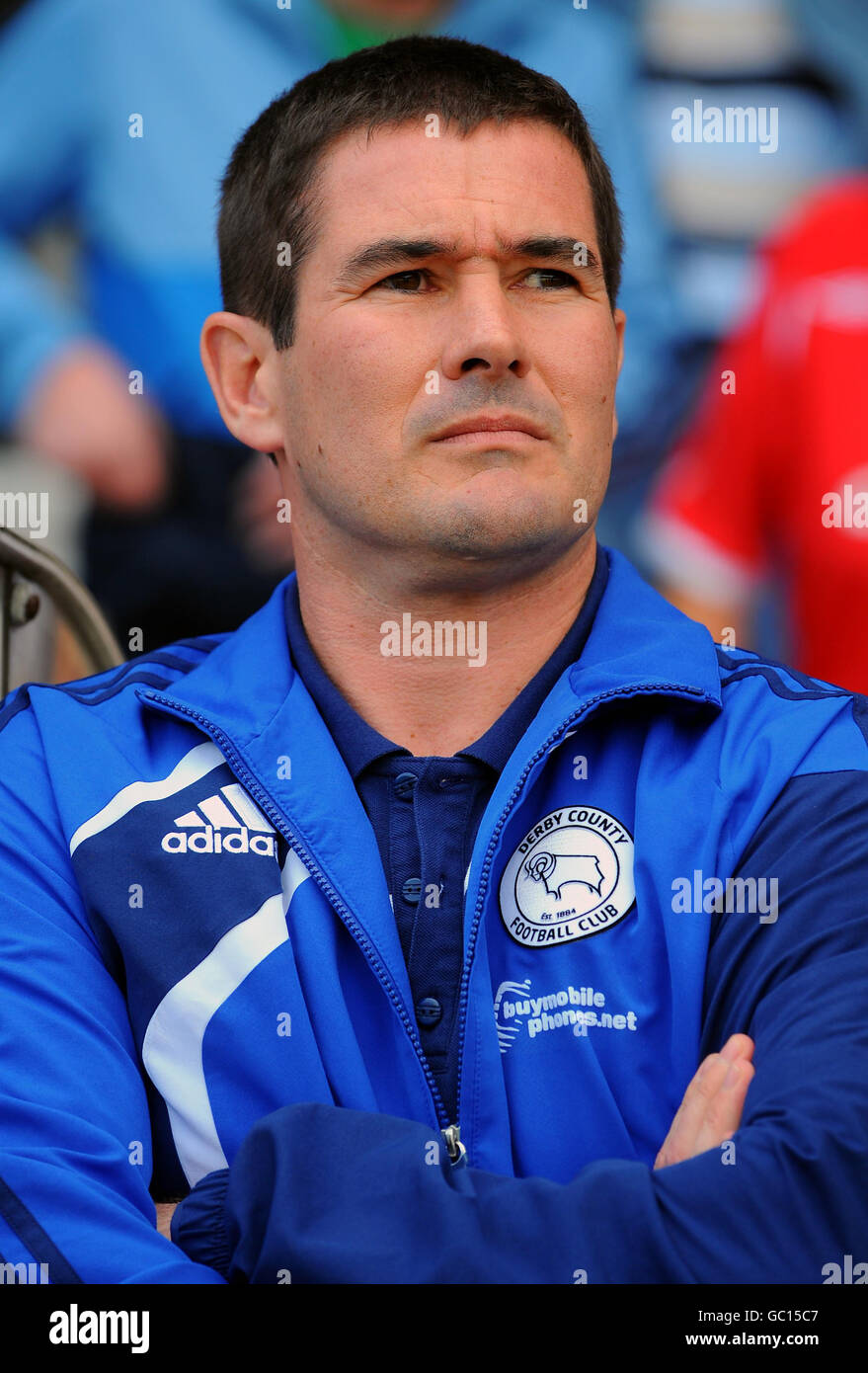 Derby county manager nigel clough coca cola championship match city ...
