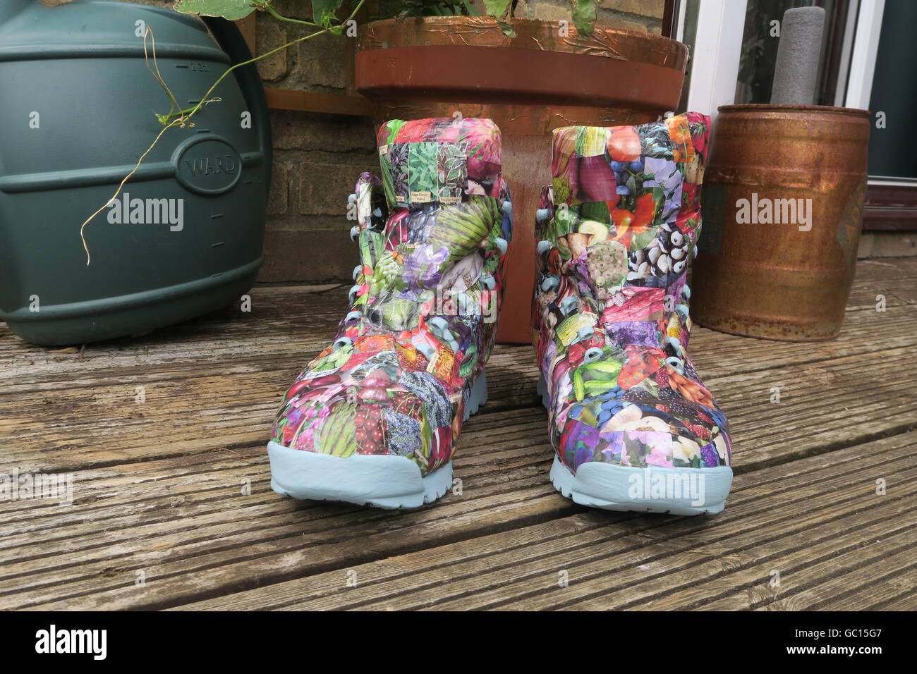Recycled boots hi-res stock photography and images - Alamy