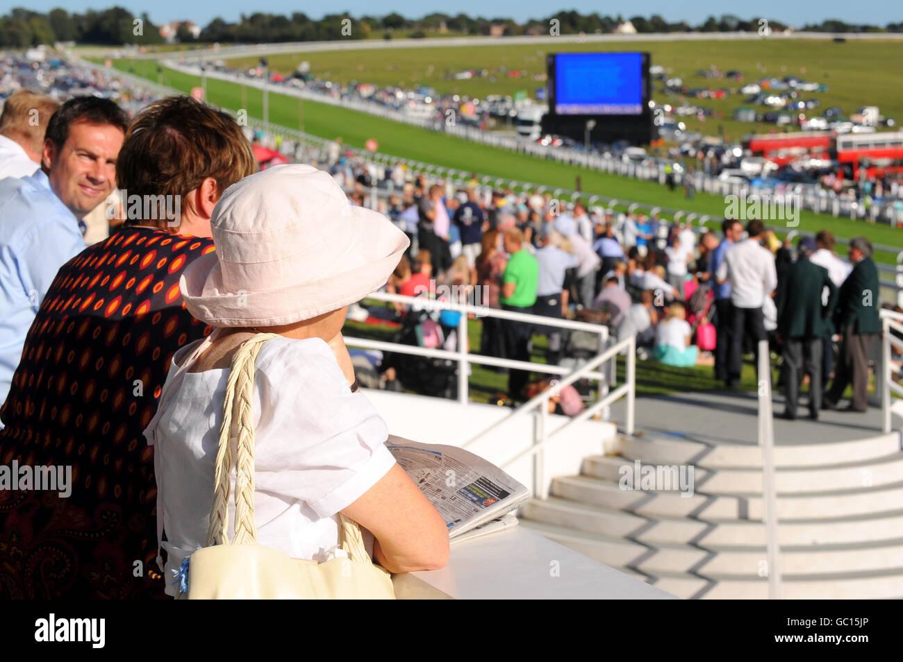 Horse Racing - Family Fun Day - Epsom Downs Racecourse Stock Photo - Alamy