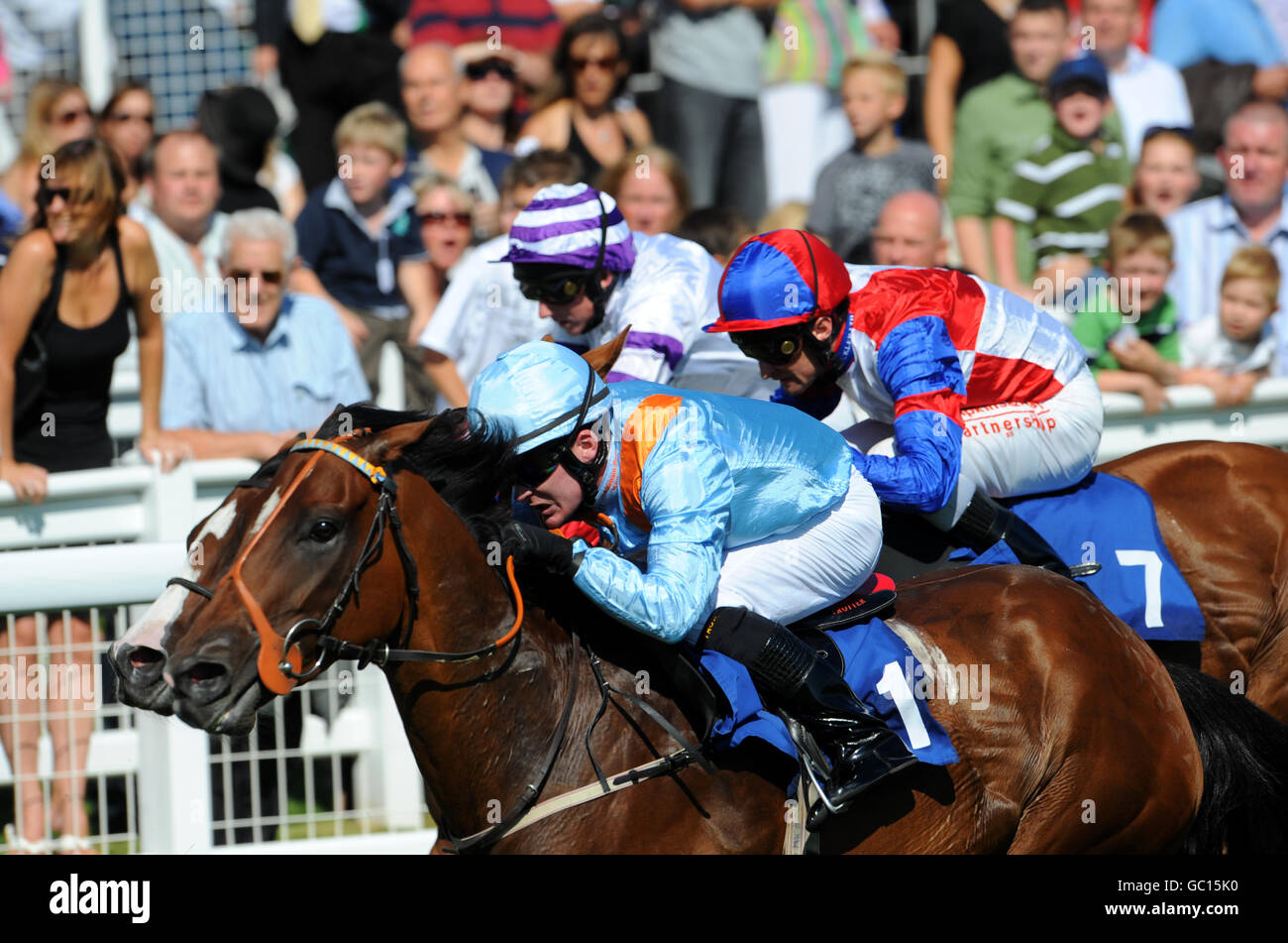 Horse Racing - Family Fun Day - Epsom Downs Racecourse Stock Photo - Alamy