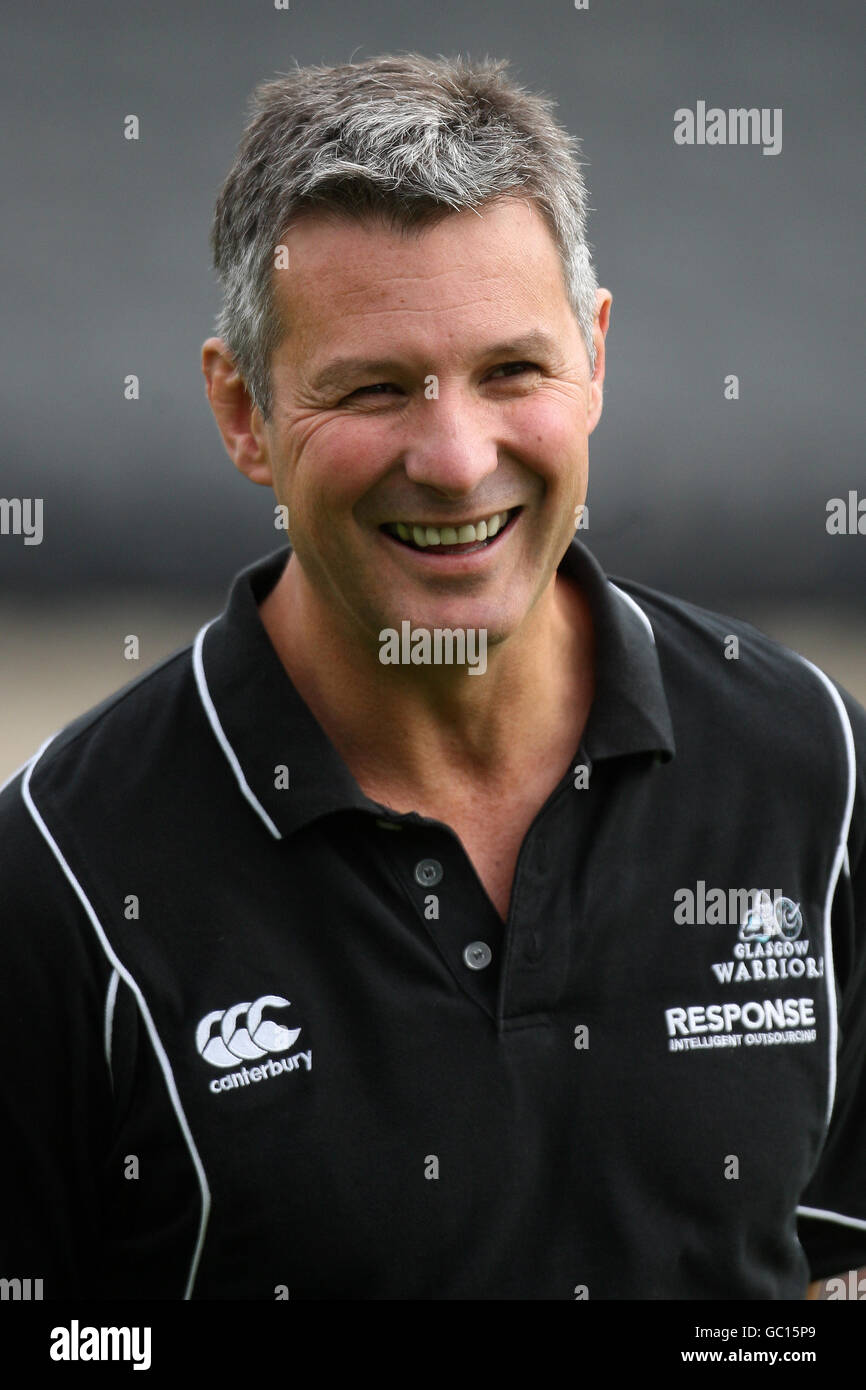 Rugby - Glasgow Warriors Training Session - Firhill. Sean Lineen ...