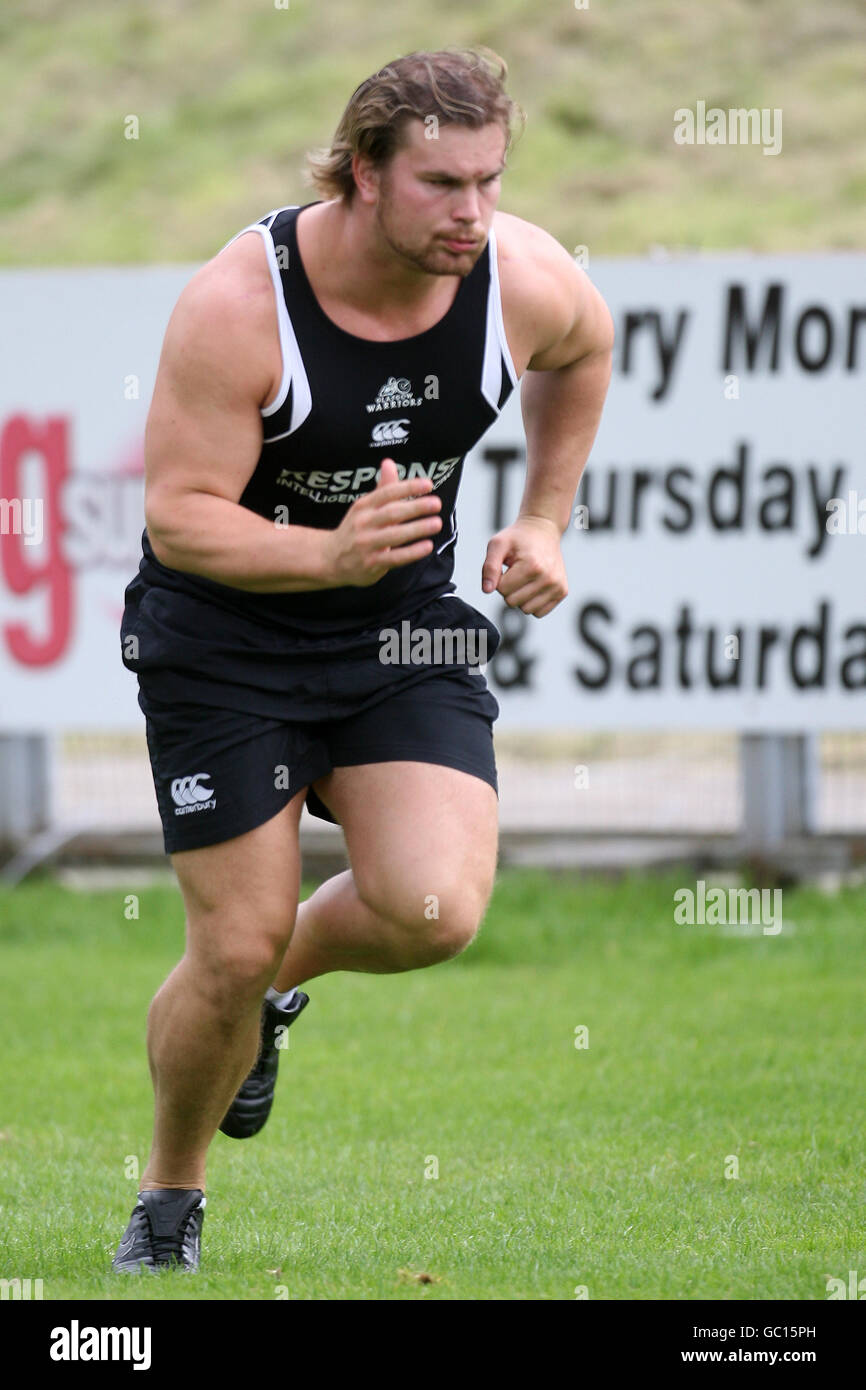 Rugby - Glasgow Warriors Training Session - Firhill. Fergus Thomson ...
