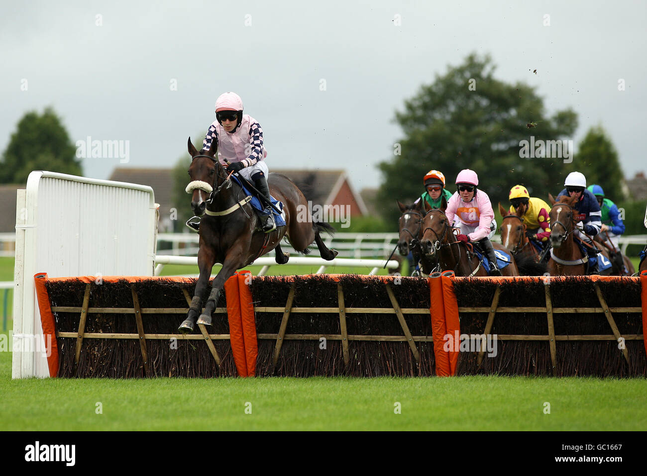 Horse Racing - Summer Holiday Raceday - Hereford Racecourse Stock Photo ...