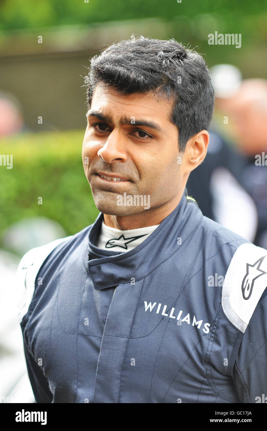 Karun Chandhok is an Indian racing driver and commentator. Seen at the ...