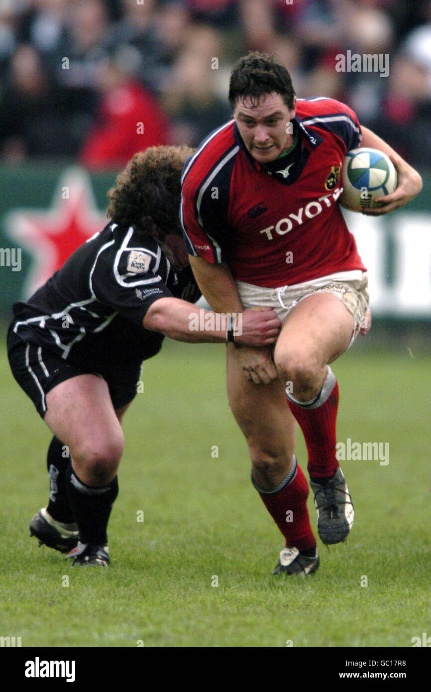 Rugby Union - Heineken Cup - Pool 4 - Neath v Munster. Munster's David ...