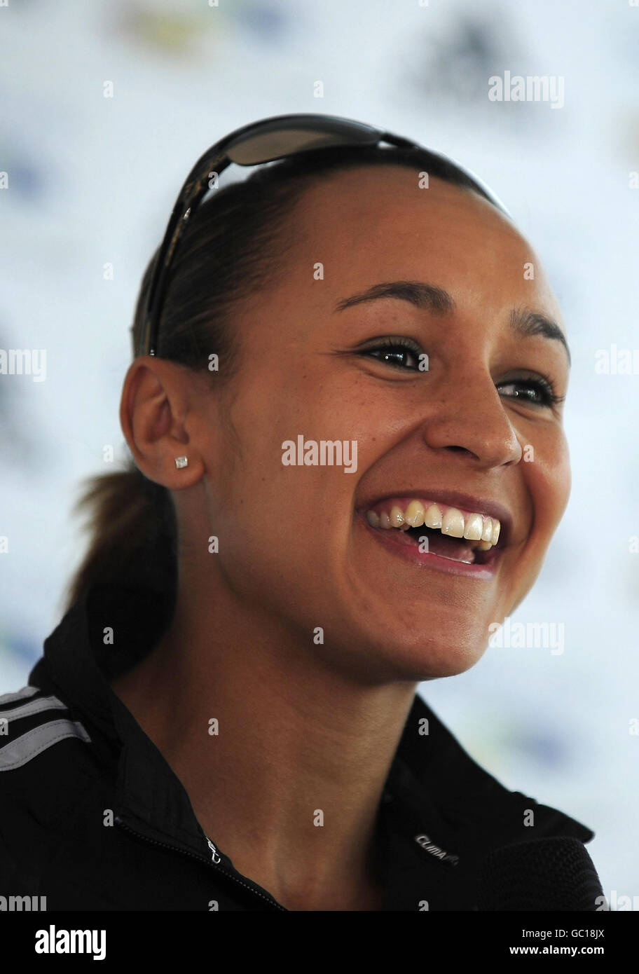 Great Britain's Jessica Ennis smiles during the IAAF World Athletics ...