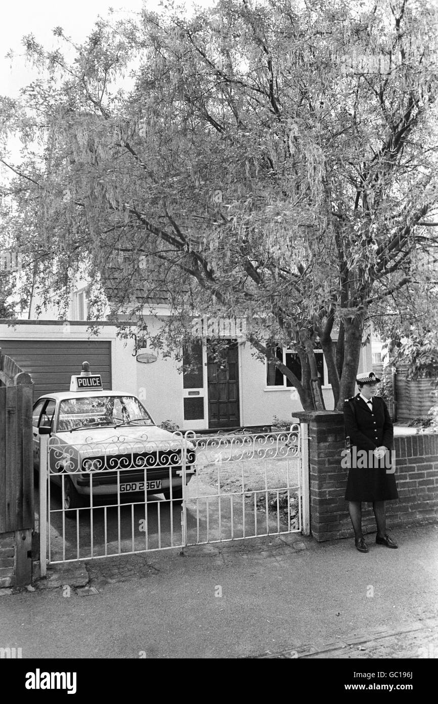 Geoffrey Prime's home, Laburnham Cottage in Pittville Crescent Lane ...