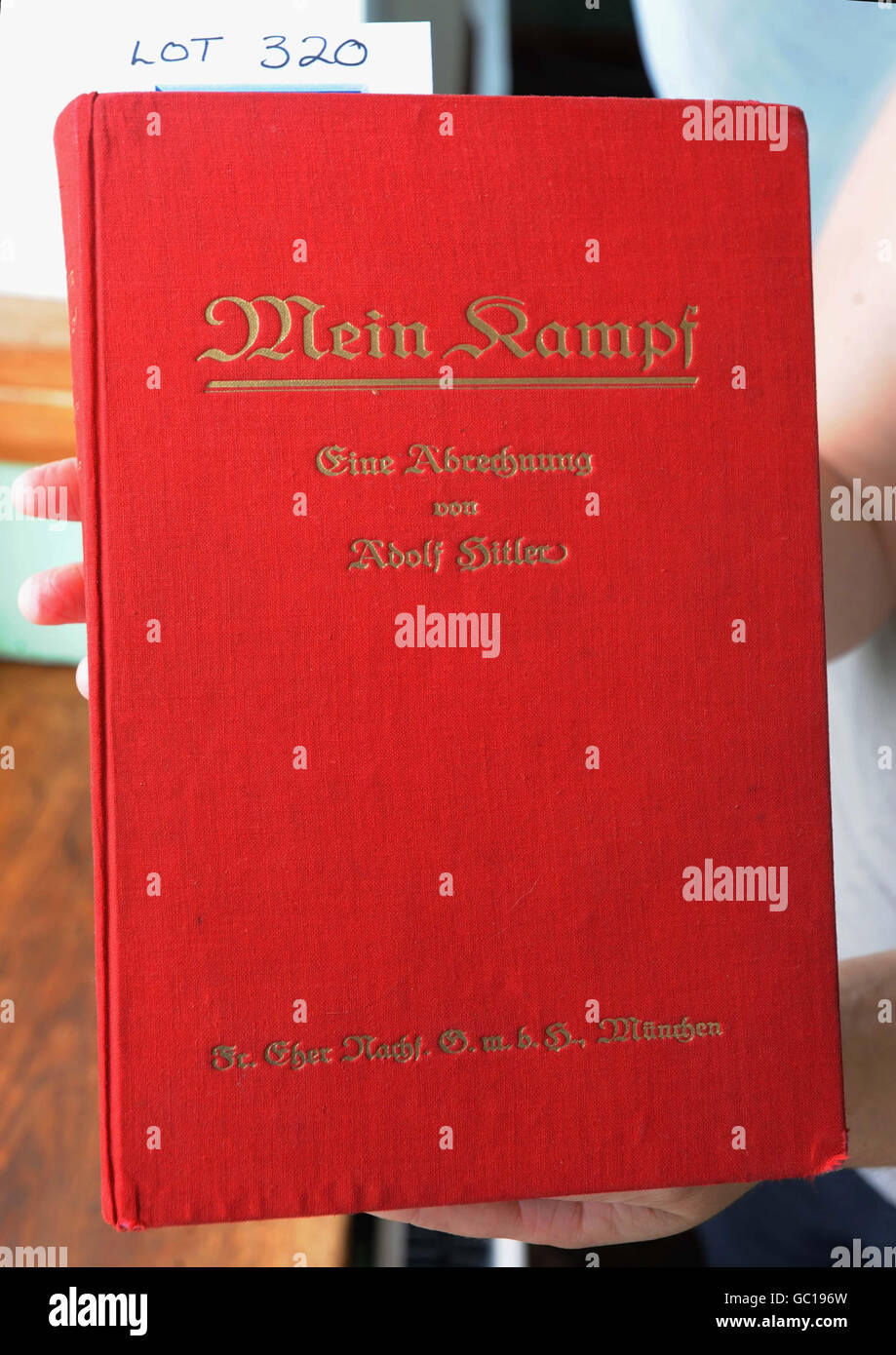 Auction of Hitler memorabilia Stock Photo - Alamy