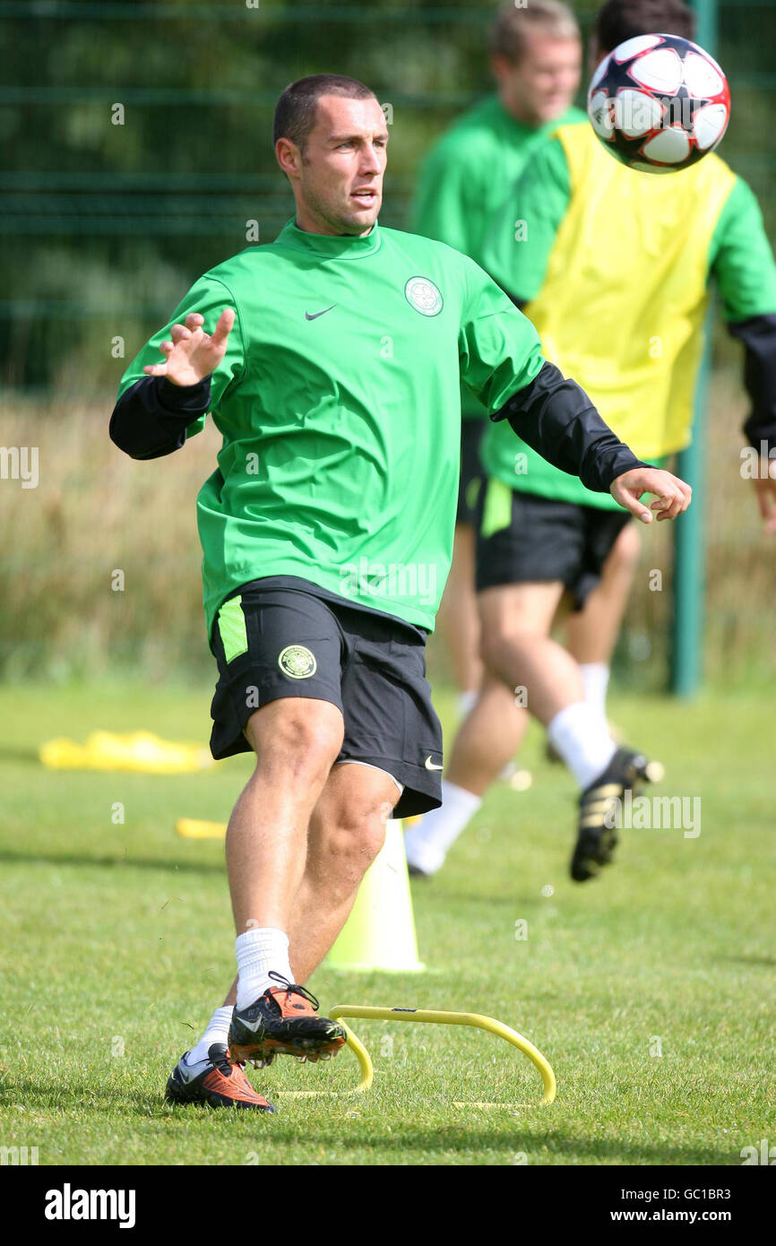 Soccer - Celtic Training Session - Celtic Training Centre Stock Photo ...