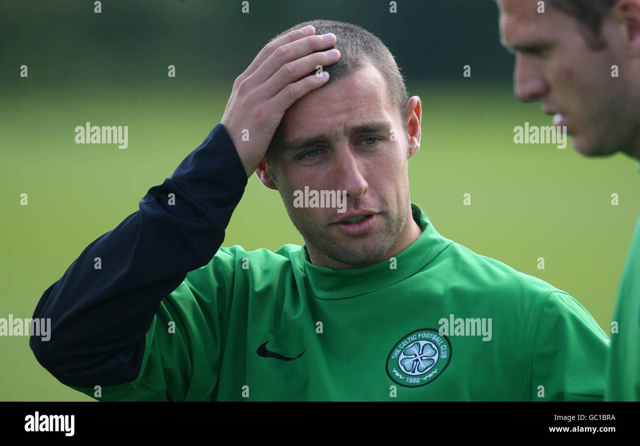 Soccer - Celtic Training Session - Celtic Training Centre Stock Photo ...
