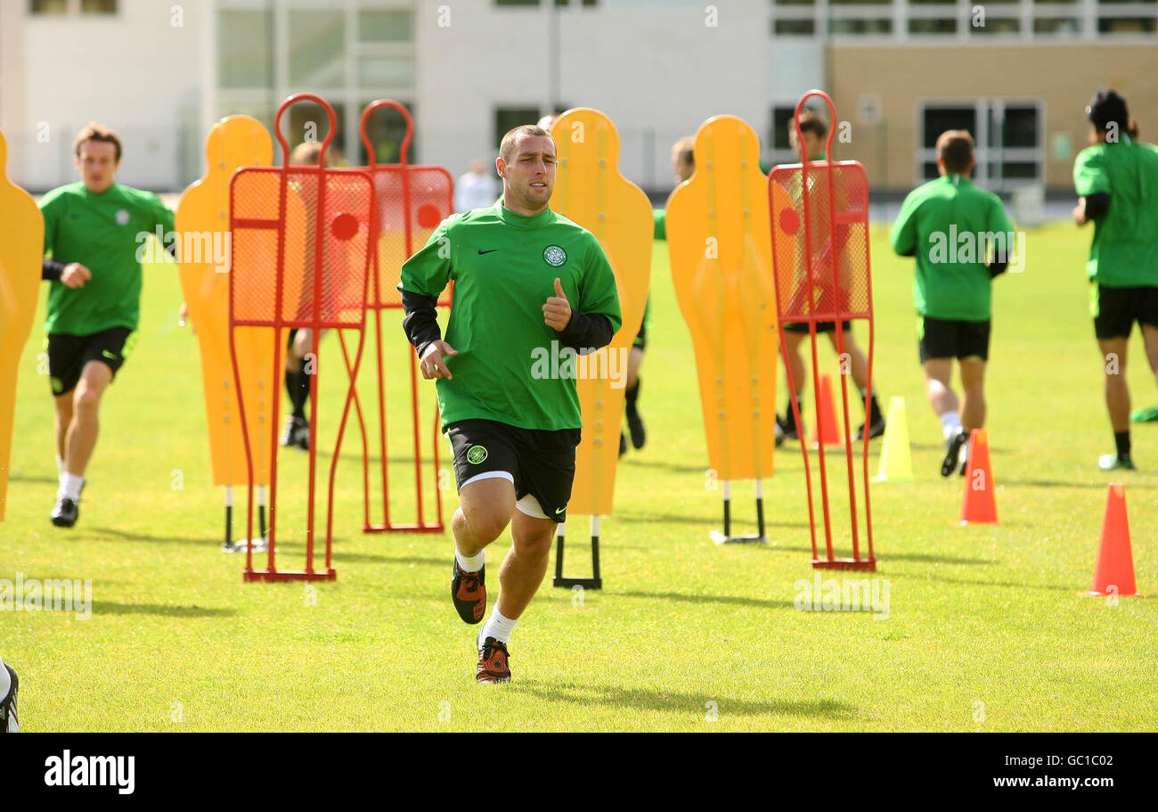 Soccer - Celtic Training Session - Celtic Training Centre Stock Photo ...