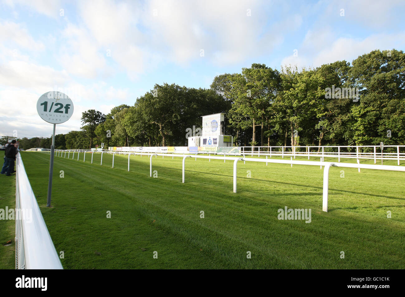 Horse Racing - Italian Night - Hamilton. General view of the half ...