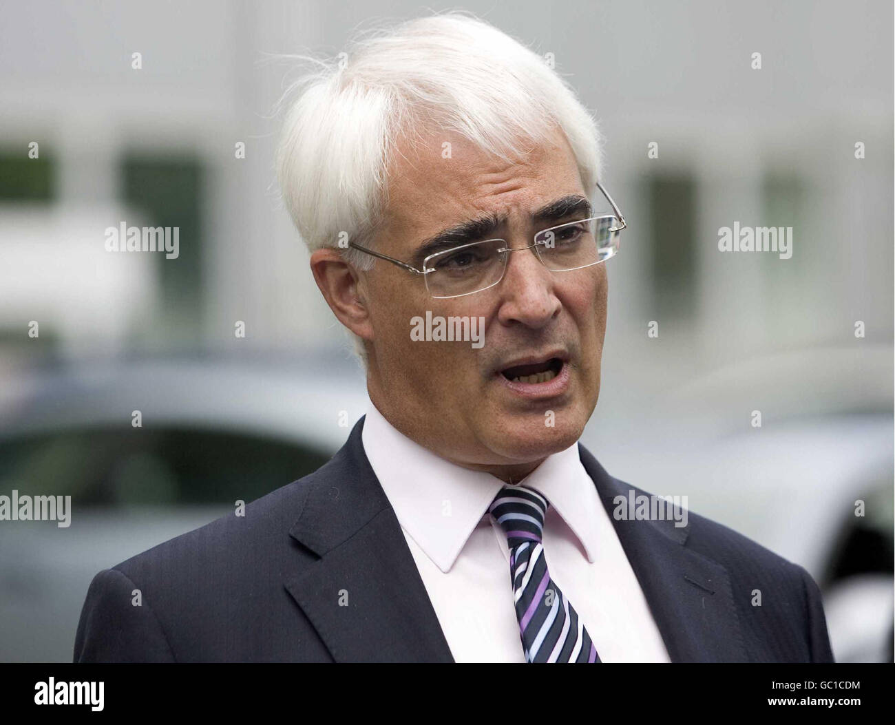 Gordon Brown on holiday Stock Photo - Alamy