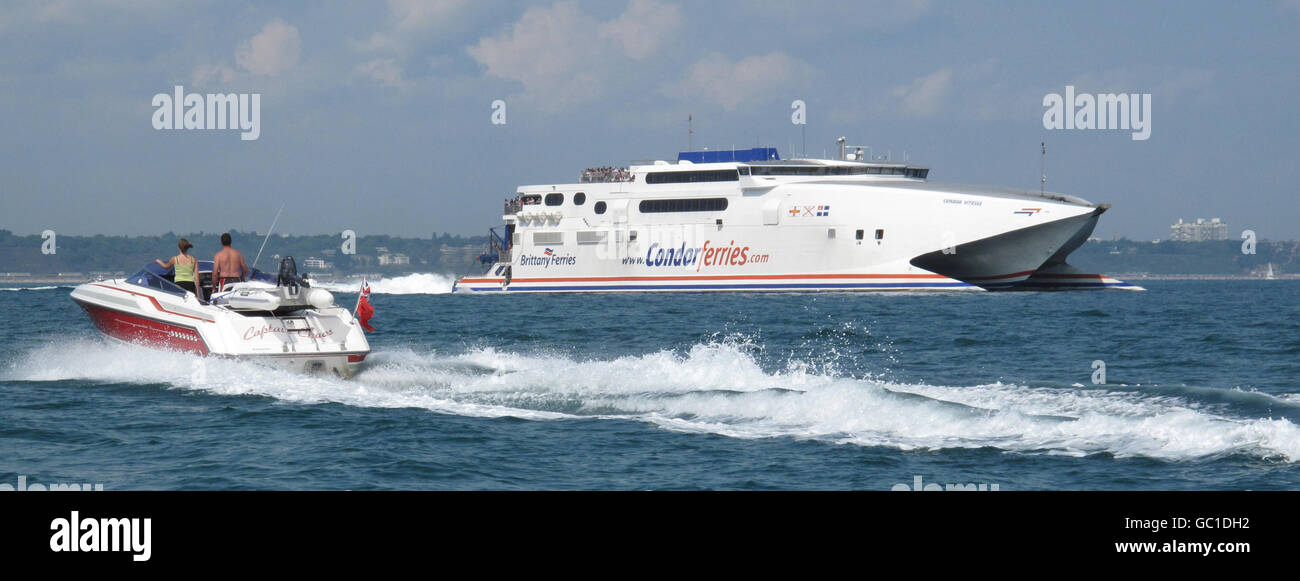 Channel Islands ferry Stock Photo - Alamy