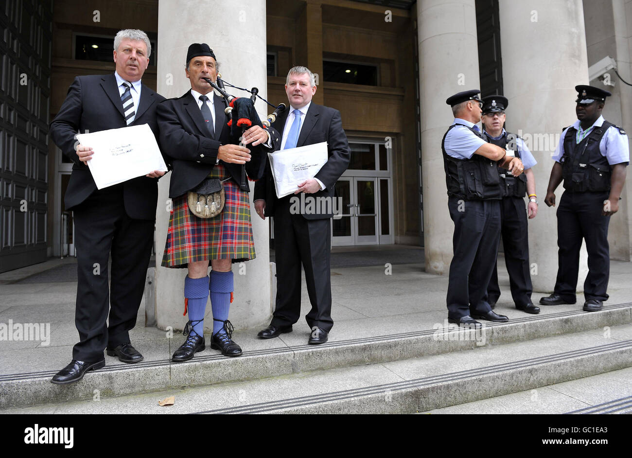 Angus macmillan from left storas uibhist and angus campbell hi-res ...
