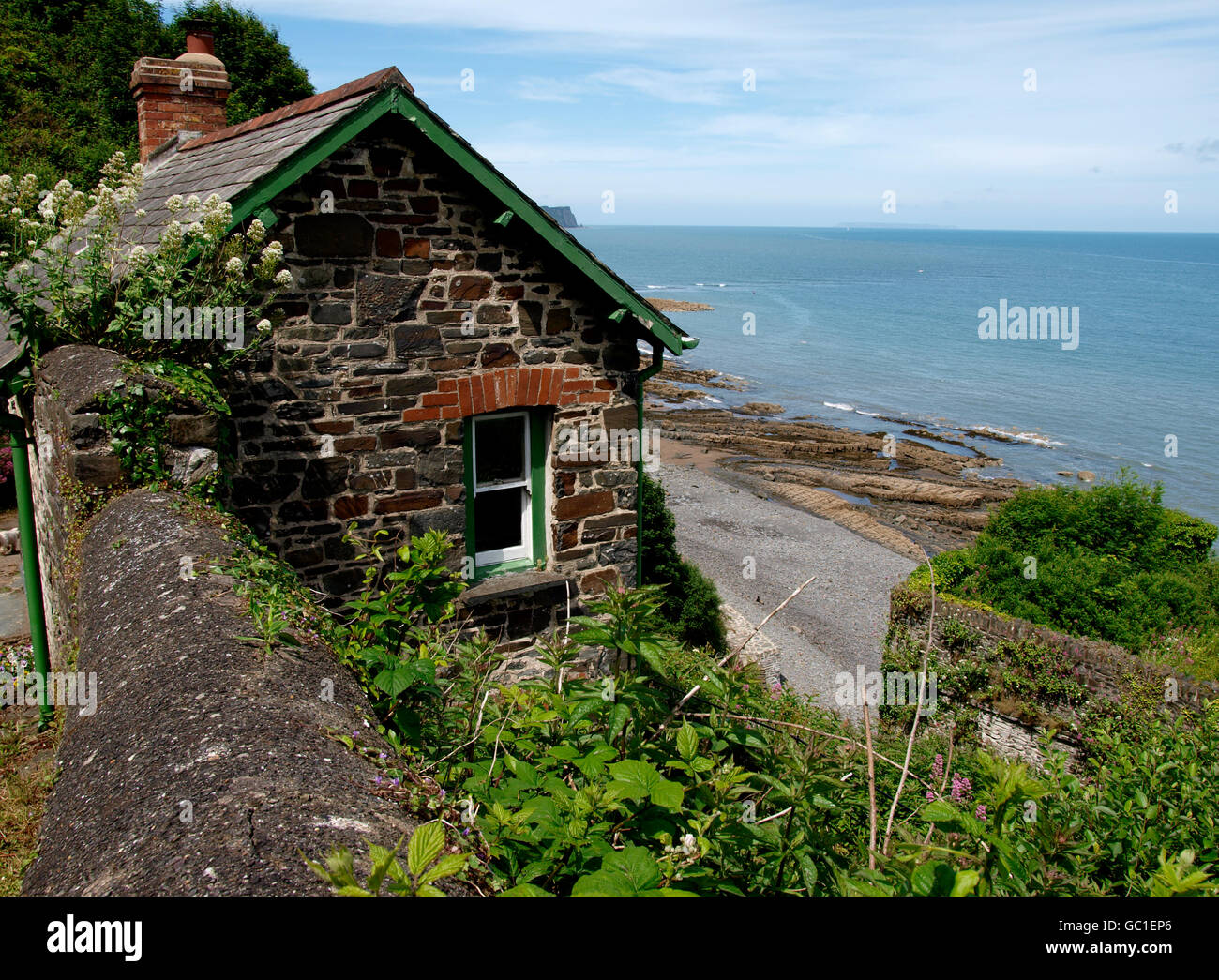 The Cabin, Bucks Mill, Devon, UK. Between the 1920's and 1970's the ...