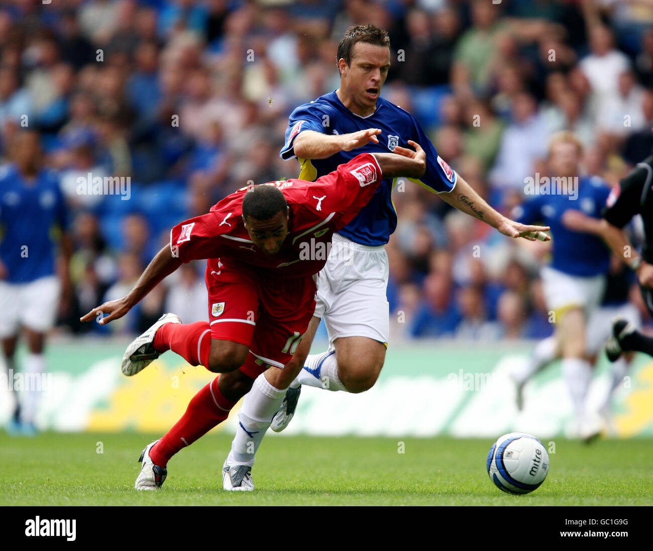 Cardiff citys nicky maynard hi-res stock photography and images - Alamy