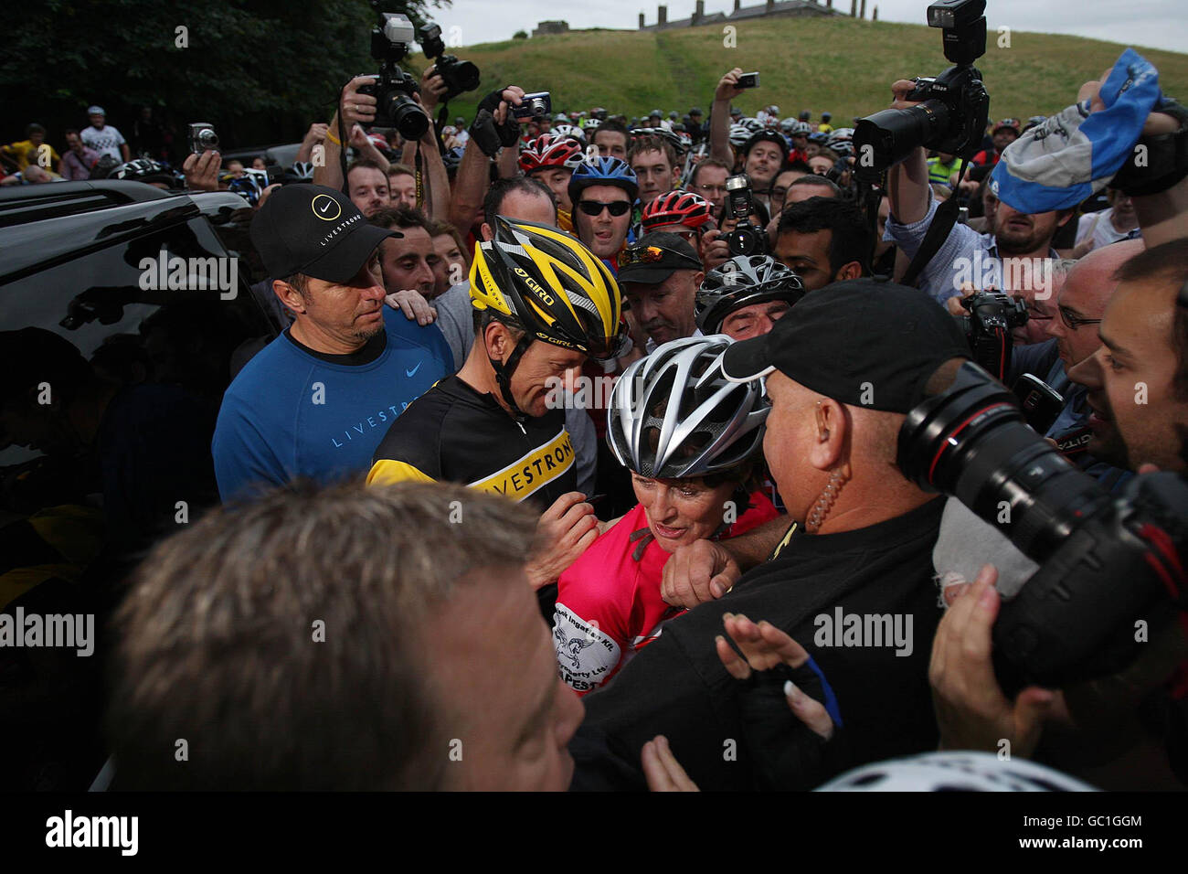 Lance Armstrong in Dublin Stock Photo - Alamy